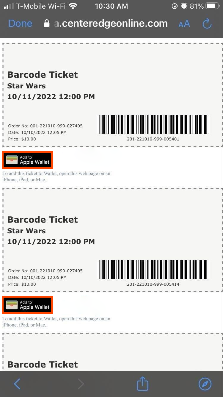 Apple Wallet Overview – CenterEdge Software